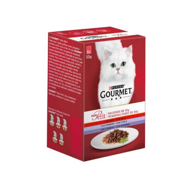 PURINA Gourmet Mon Petit Cat Beef 6×50 g (Pozvati za cenu)