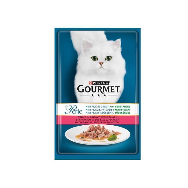 PURINA Gourmet Perle Cat GOURMET Perle Cat & Spinach 85 g (Pozvati za cenu)