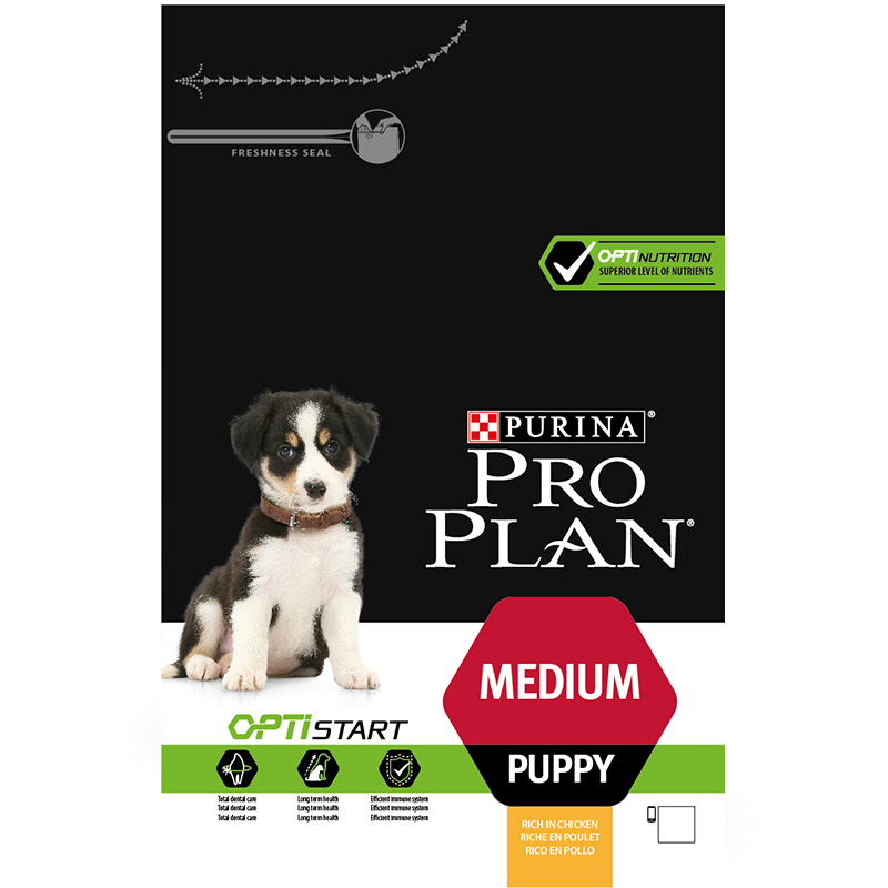 PURINA Pro Plan Puppy Medium Chicken 12 + 2 kg (Cena po kg) (Pozvati za cenu)