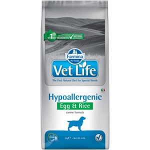 VET LIFE Canine Hypoallergenic Egg & Rice 12 kg (Pozvati za cenu)
