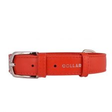 Collar: Kožna ogrlica Glamour Fashion – Crvena