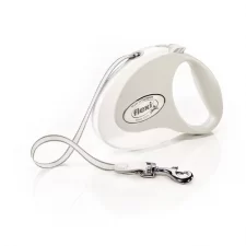 Flexi povodac Style M Tape – Beli