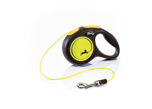 Flexi New Neon Yellow XS povodac Cord (uže) 3m žuti