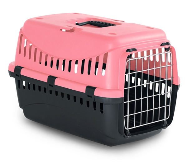 Gipsy transporter sa metalnim vratima 46x31x32 (S) pink