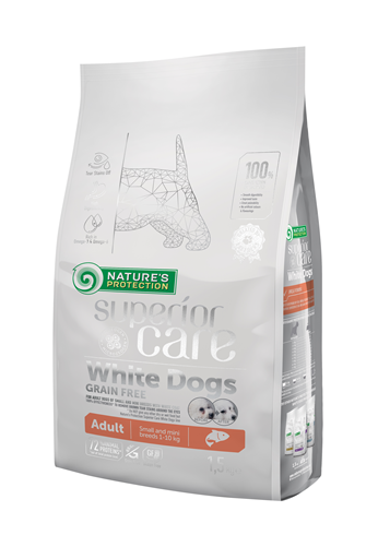 Nature's Protection White Dog Adult Mini Losos 10kg