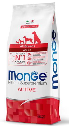 Monge All Breeds Active Piletina 12kg