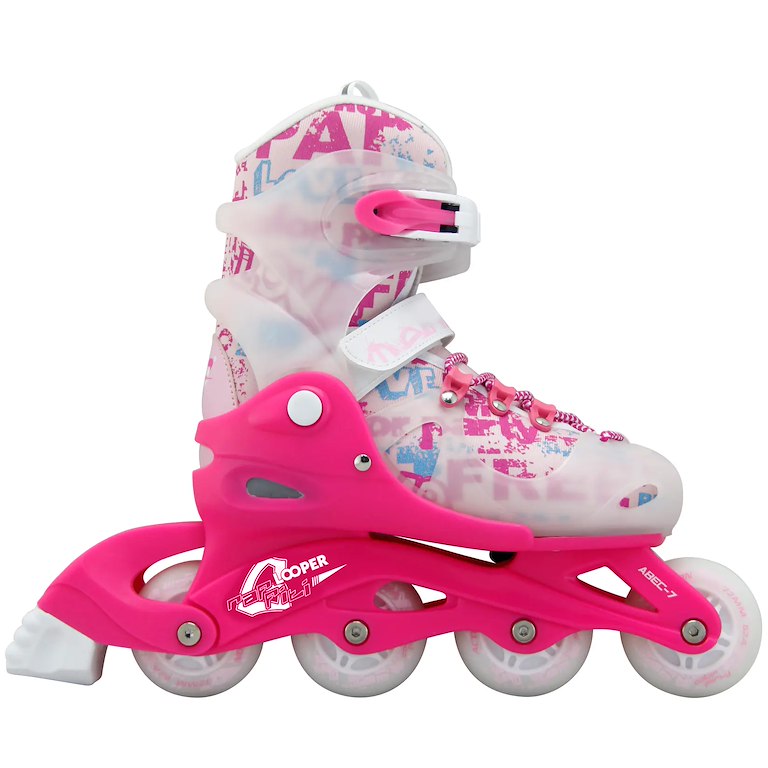 LOOPE Roleri za devojčice Kid Looper Roleri Pw Pw-116A-15-Pink roze