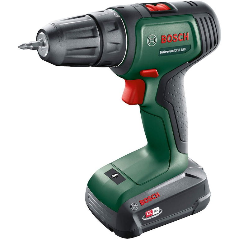 Bosch Akumulatorska bušilica-odvrtač UniversalDrill 18, (1×1.5Ah+kofer), 06039D4001