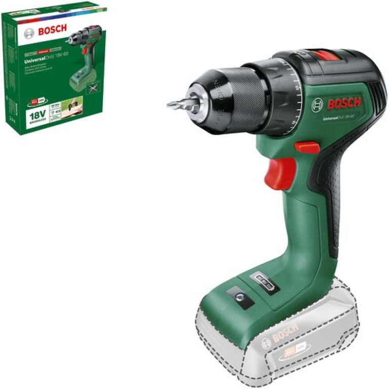 Bosch Akumulatorska bušilica-odvrtač UniversalDrill 18V, solo, 06039D4000