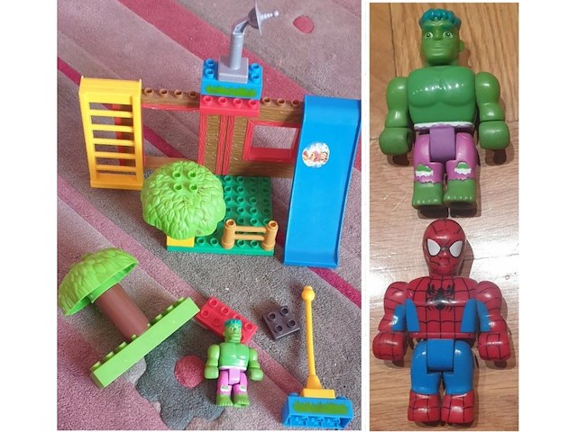 MEGA BLOKS Hulk i Spiderman veliki SET 1903