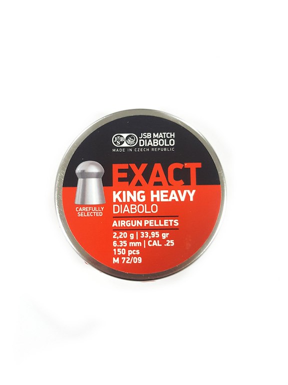 JSB King Heavy 6.35mm(.25) 2,20g 1/150