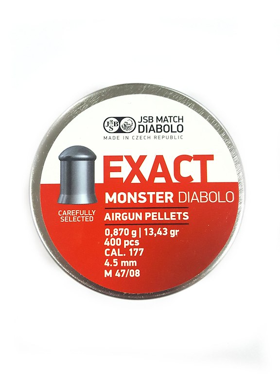 JSB Exact Monster 4,5mm(.177) 0,870g 1/400