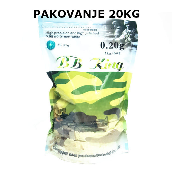 BB KING 0.20g pakovanje 20kg