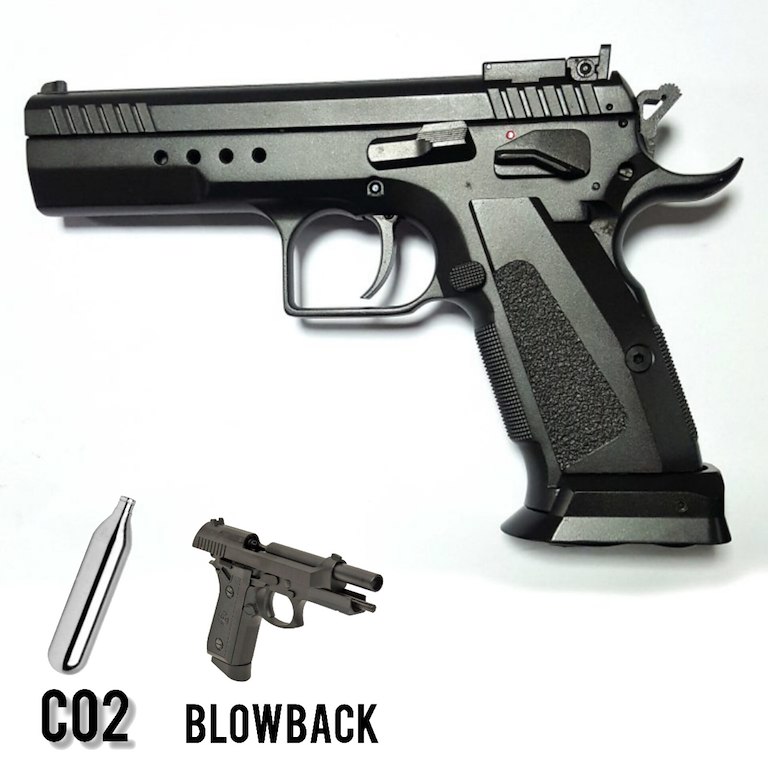 Airsoft replika KWC K75TS CO2 BlowBack