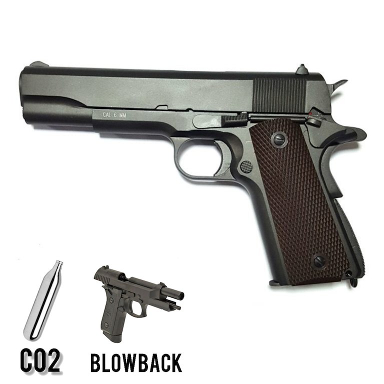 Airsoft replika Colt 1911 CO2 BlowBack