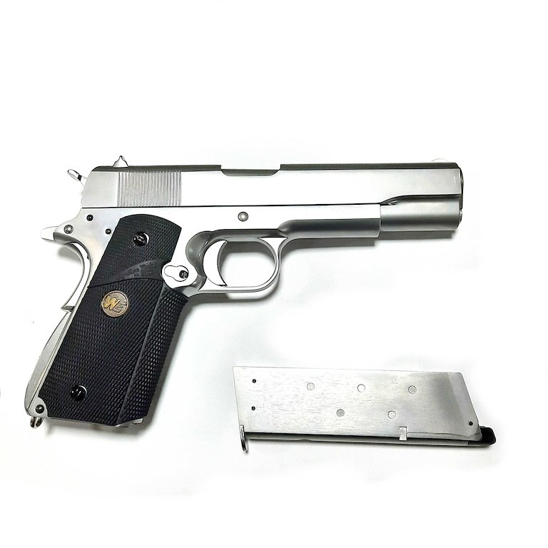 WE 1911 M. Chrome – BK grip