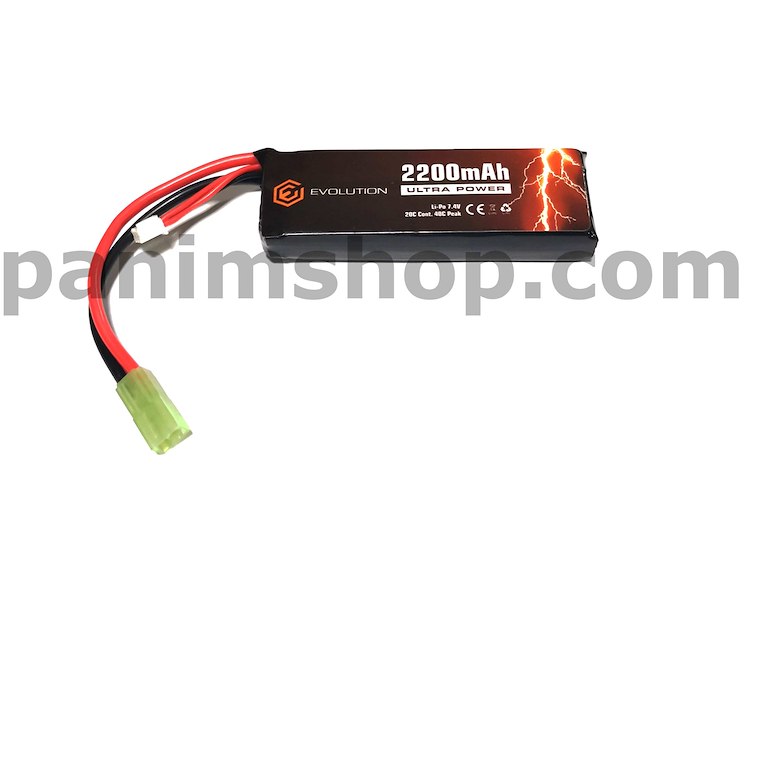 Evolution LiPo baterija 7.4v 2200 mAh