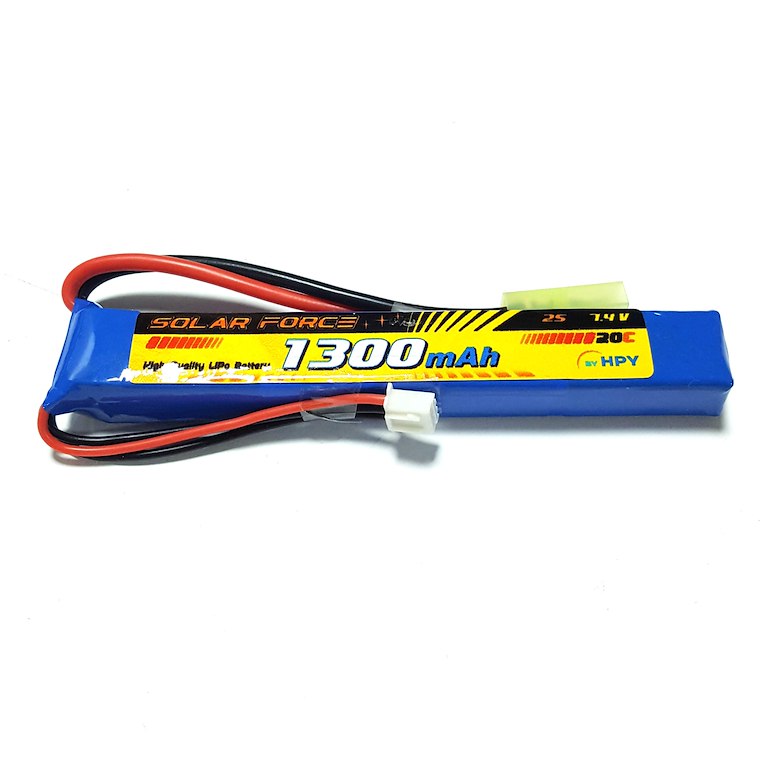 Solar Force LiPo baterija 7.4v 1300 mAh