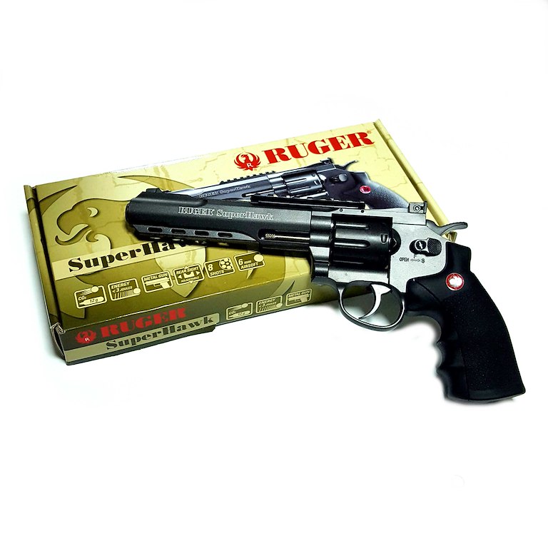 RUGER Super Hawk 6″ CO2 475fps