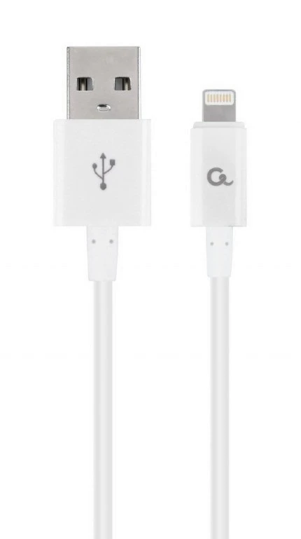 Gembird CC-USB2P-AMLM-1M-W kabl za punjač USB A (muški) na lightning (muški) za iPhone 1m beli
