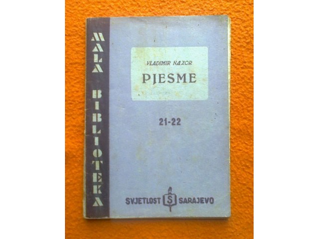 VLADIMIR NAZOR - Pjesme (21-22)