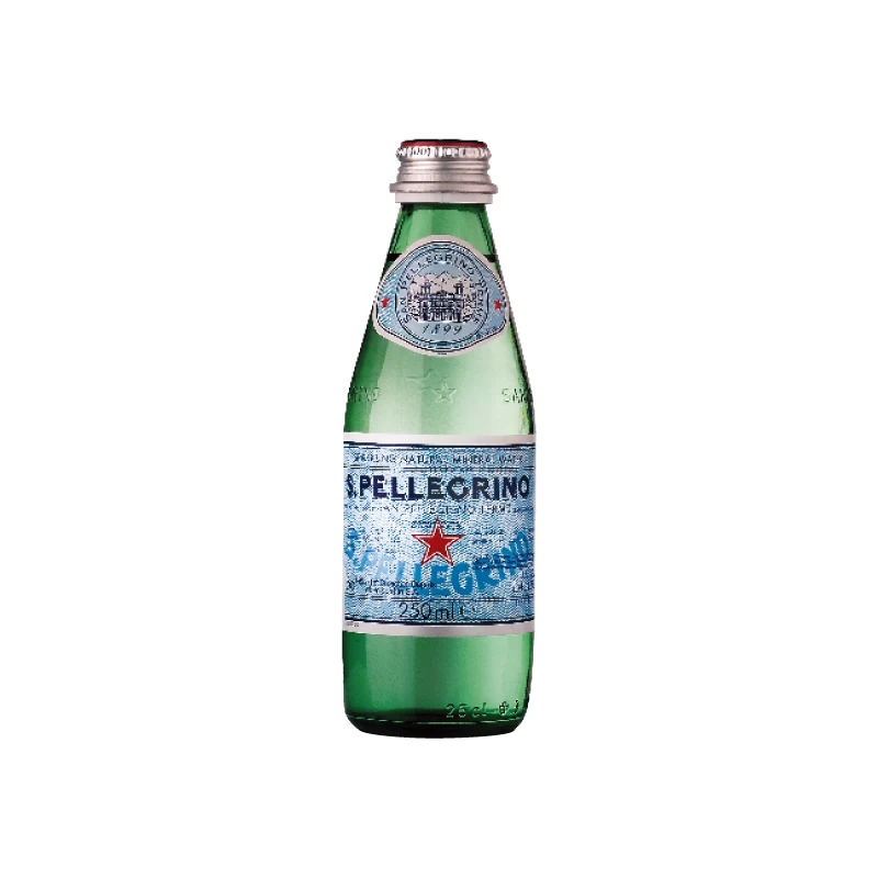 San Pellegrino Gazirana Voda 0.25L u staklenoj flašici u paketu od 24 komada