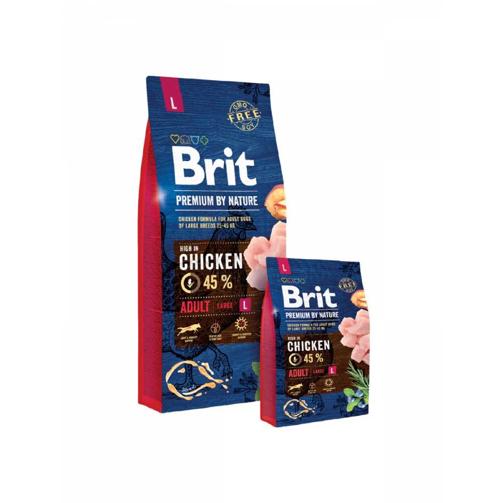 BRIT Hrana za pse - Piletina Adult L 3kg