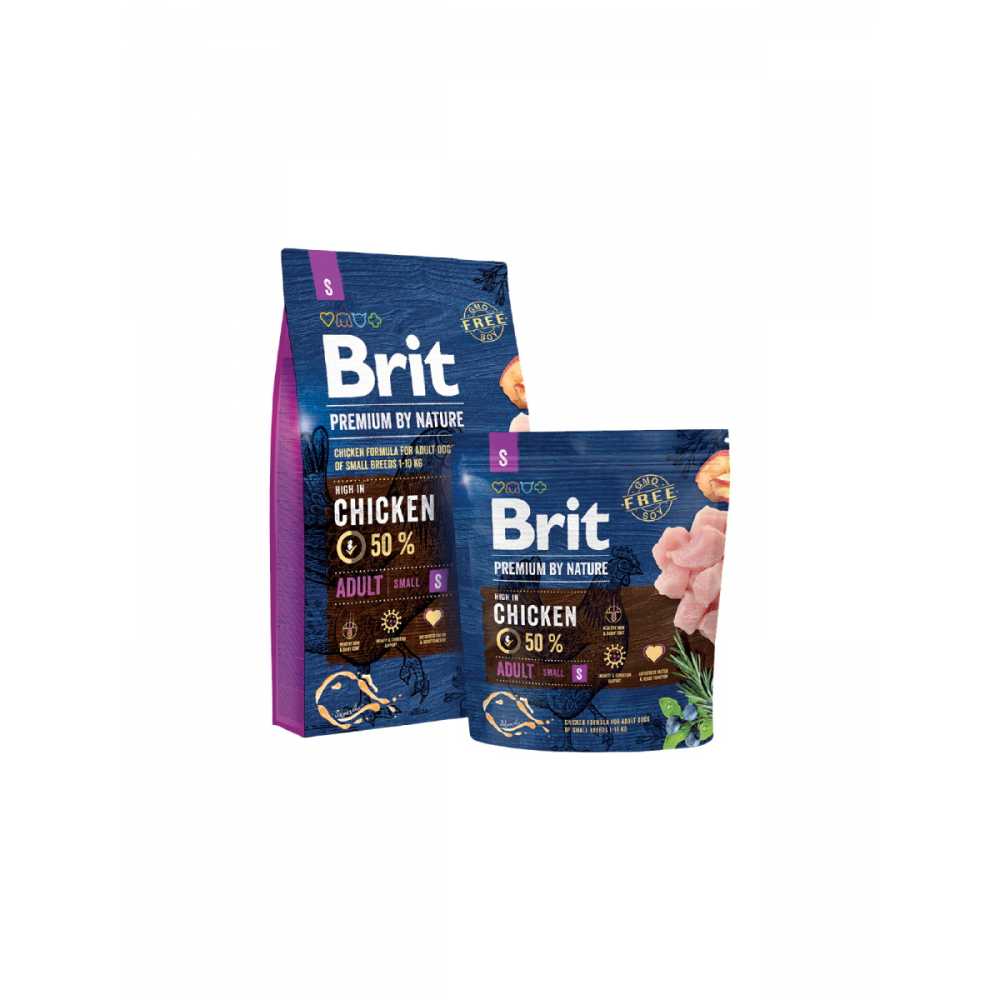 BRIT Hrana za pse - Piletina Adult S 3kg