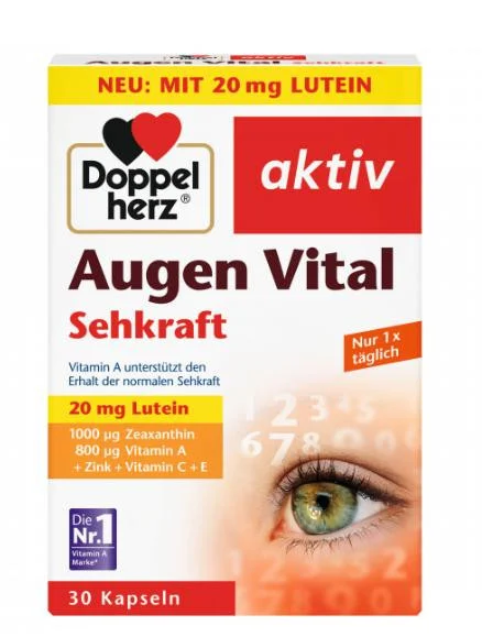DOPPELHERZ AKTIV VITAMINI I MINERALI ZA OČI 30 KAPSULA