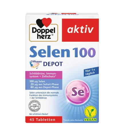 DOPPELHERZ AKTIV SELEN 100 µg 40 TABLETA