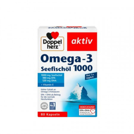 DOPPELHERZ AKTIV OMEGA 3 1000MG 80 KAPSULA