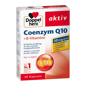 DOPPELHERZ AKTIV COENZYM Q10 + B VITAMINI 30 KAPSULA