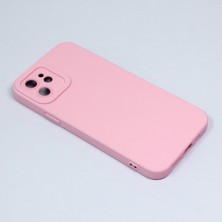 Maska(futrola) Silikon Pro Camera za iPhone 12 6.1 roze