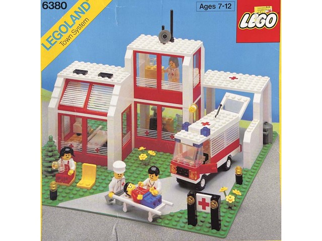 LEGO Town - 6380 Emergency Treatment Center- St. Mary`s