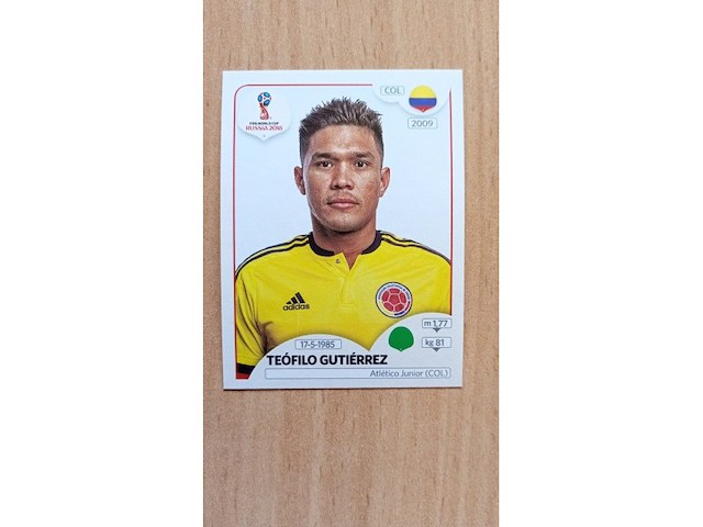 Panini Rusija Russia 2018 sličica broj 635