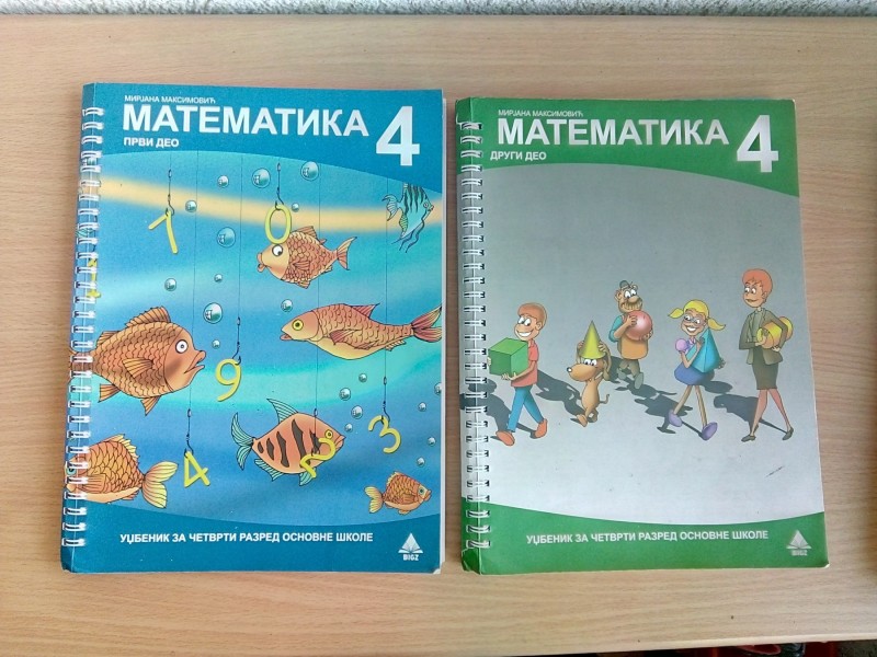 Matematika za 4. razred prvi i drugi deo