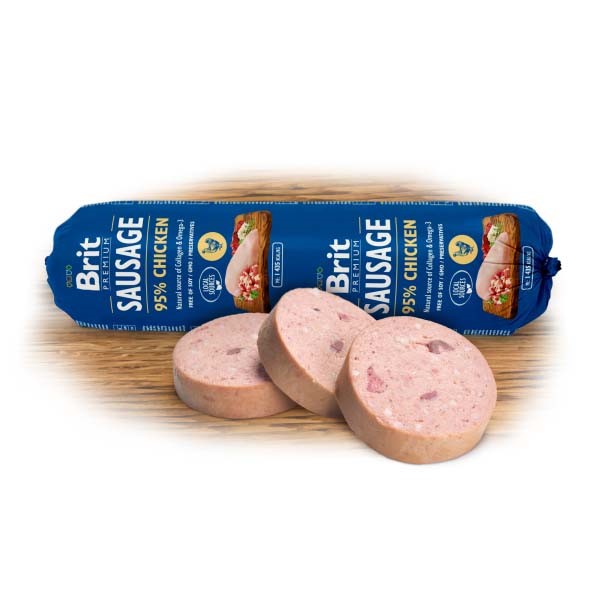 BRIT Premium kobasica PILETINA 800gr