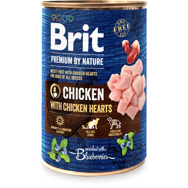 BRIT Premium Piletina&Srca 400gr