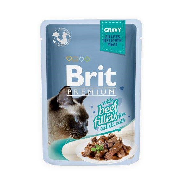 BRIT PC Delicate fileti u sosu GOVEDINA 85gr