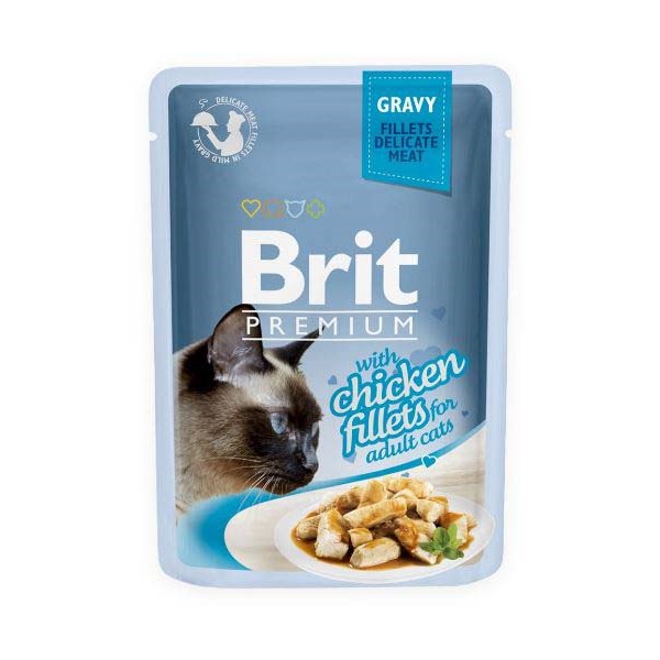 BRIT PC Delicate fileti u sosu PILETINA 85gr