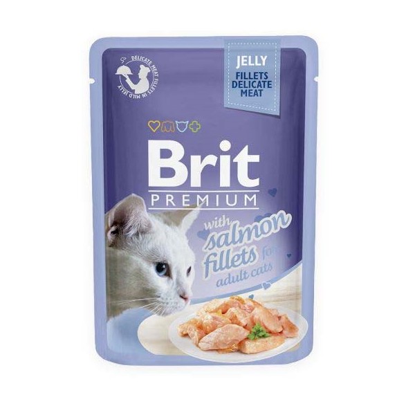 BRIT PC Delicate fileti u želeu LOSOS 85gr