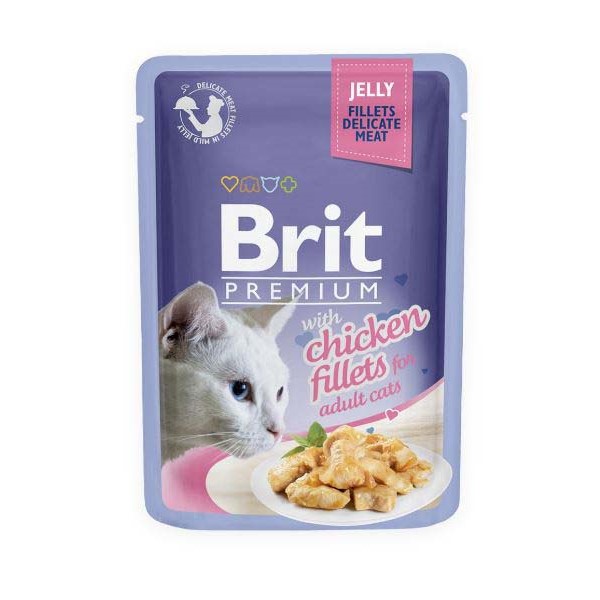 BRIT PC Delicate fileti u želeu PILETINA 85gr