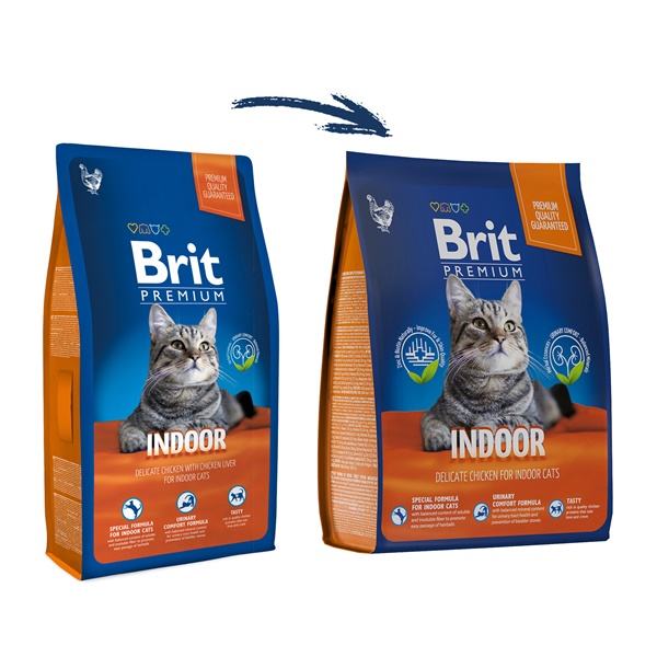 BRIT Premium Cat Indoor PILETINA 8kg