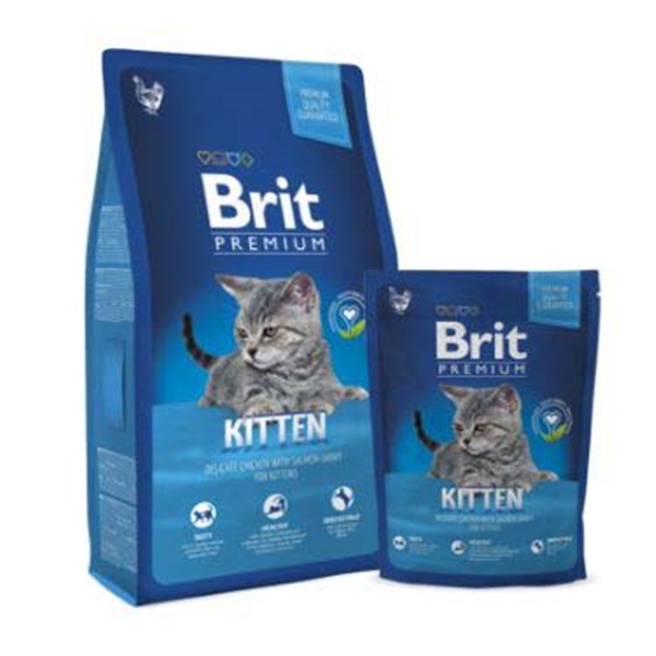 BRIT Premium Cat Kitten PILETINA 800gr