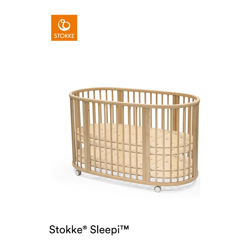 STOKKE® SLEEPI V3™ BED - WHITE - S 74 cm x V 84 cm x D 141 cm