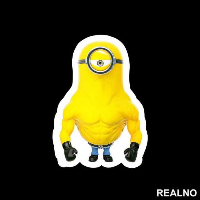 BODYBUILDER - MINIONS - NALEPNICA