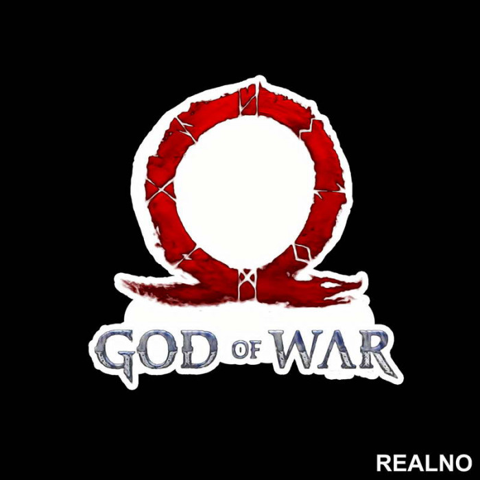 LOGO - GOD OF WAR - NALEPNICA