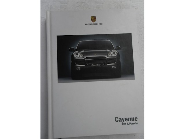 Prospekt porsche cayenne, 181 str. 06 03, 21 x 16cm.nem