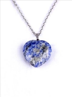 Srce ogrlica od lapis lazulija