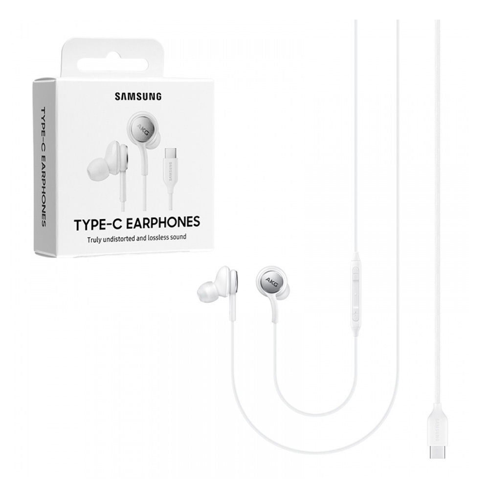 SAMSUNG Earphones EO-IC100-BWE Type-C - White